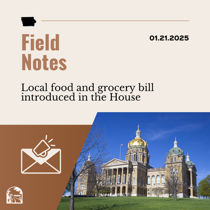 Field Notes - Local food and grocery bill introduced in the House ...